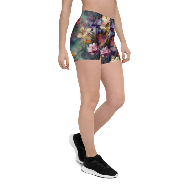 Beautiful Romantic Flowers Chic Floral Pattern Shorts | Inspire Uplift