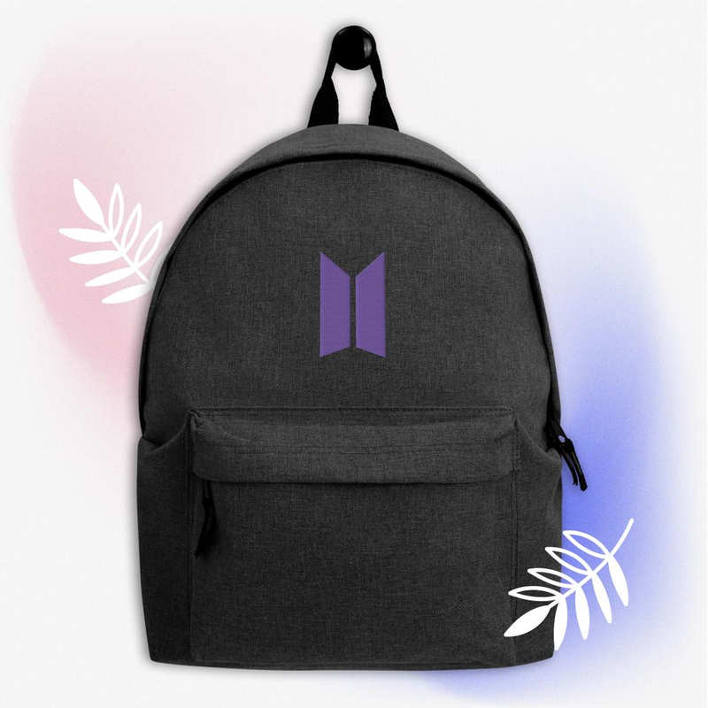 BTS Backpack Embroidered sing BTS Army | Inspire Uplift