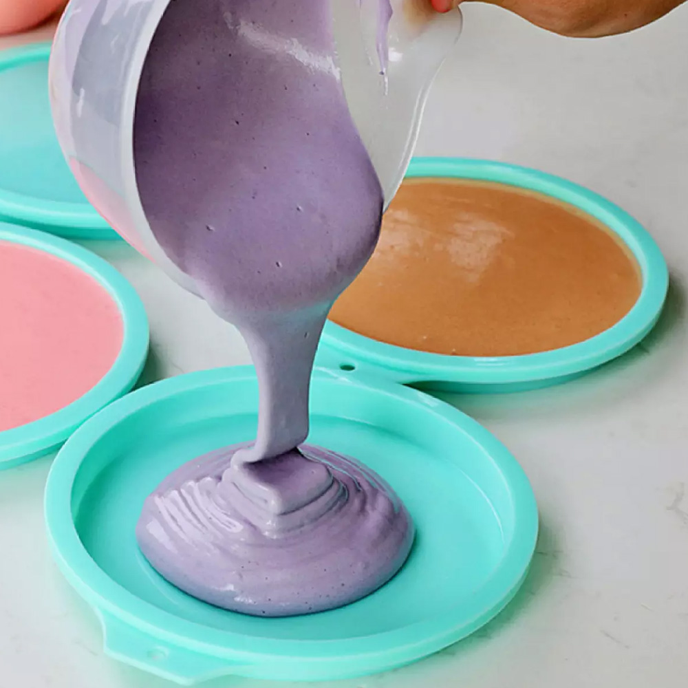 8" Silicone Rainbow Cake Mold Set - Inspire Uplift