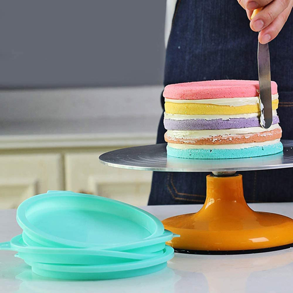 8" Silicone Rainbow Cake Mold Set - Inspire Uplift